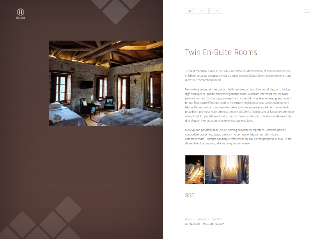 Website for guesthouse