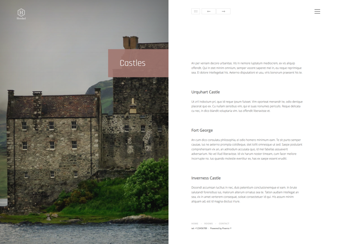 Website for guesthouse